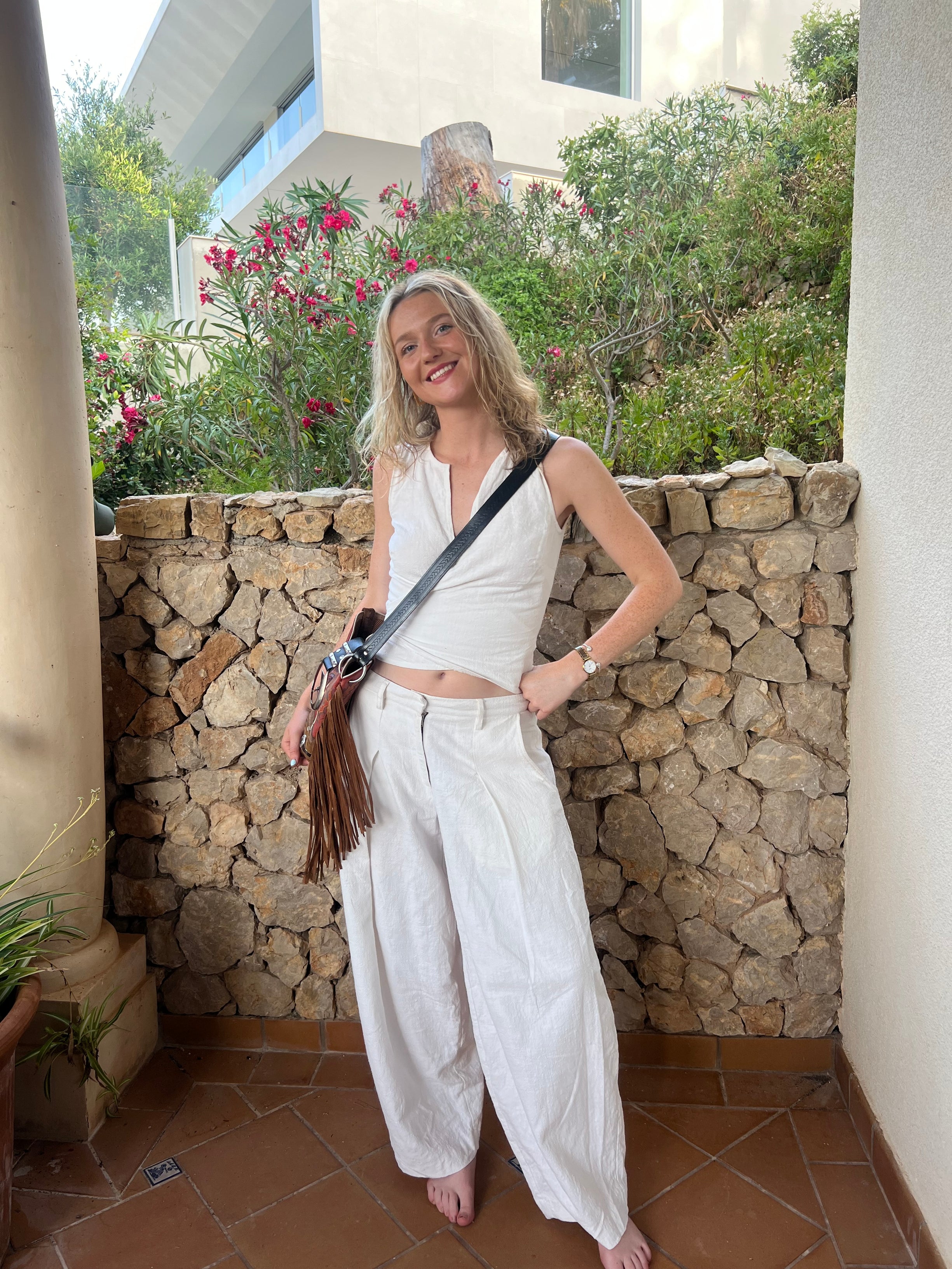 The Gaucho pants (pre order) White – Patcha